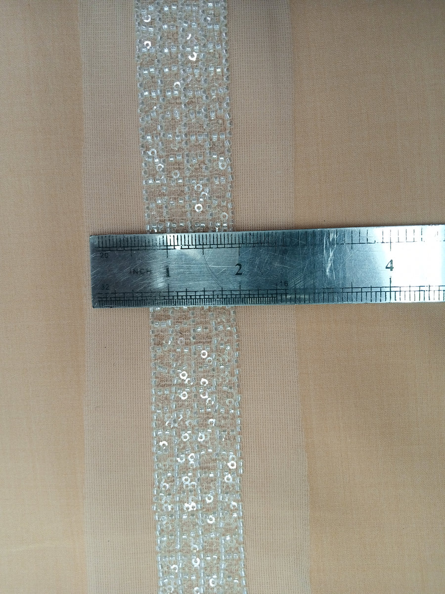 LC14229 - Fancy Cutdana Lace – Fancy Button Corner